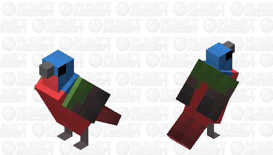 Painted bunting Minecraft Mob Skin