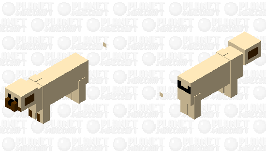 Pug Minecraft Mob Skin