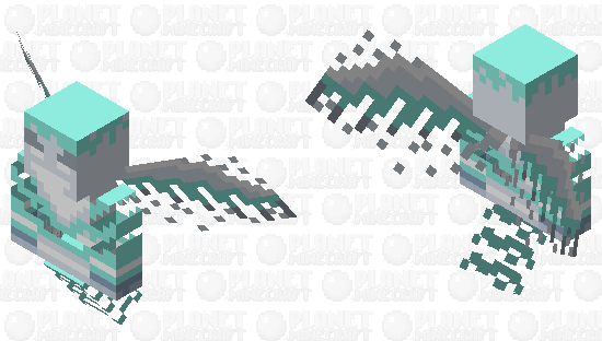 Holographic vex Minecraft Mob Skin