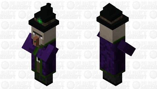 Improved Witch Minecraft Mob Skin