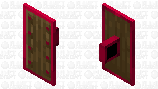 Red Team Shield Minecraft Mob Skin