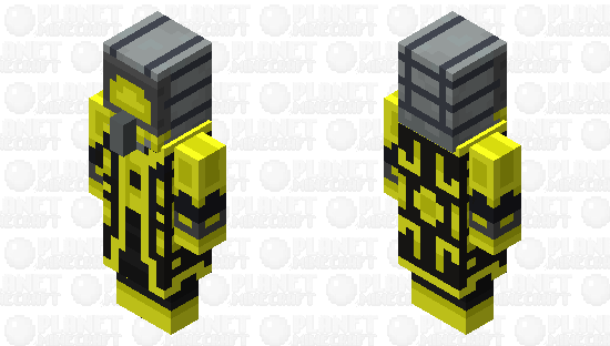 Cyber evoker Minecraft Mob Skin