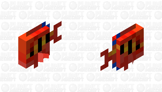 Flame Angelfish (Remade) Minecraft Mob Skin