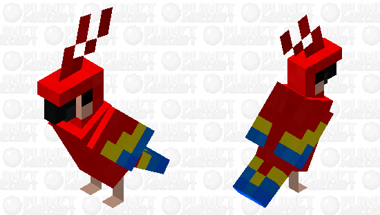 classic parrot Minecraft Mob Skin