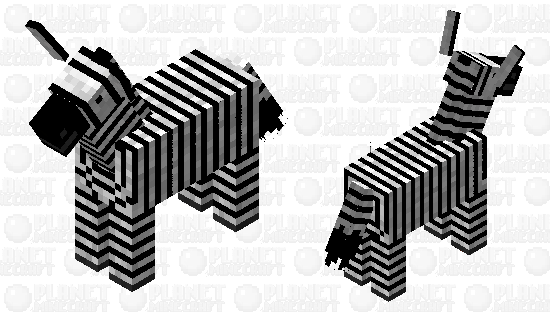 Zebra Minecraft Mob Skin