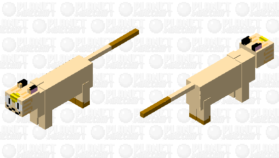 Pokemon Meowth (x2) Minecraft Mob Skin