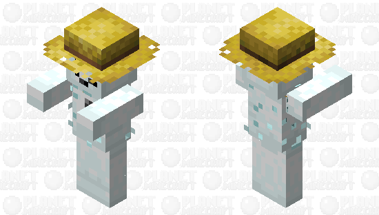 sadmad snowman Minecraft Mob Skin