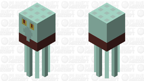 Squidward Minecraft Mob Skin