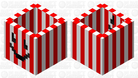 Empty Cartoon Popcorn Minecraft Mob Skin