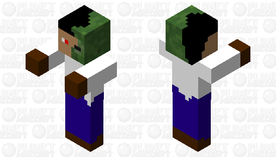 Humanized zombie Minecraft Mob Skin