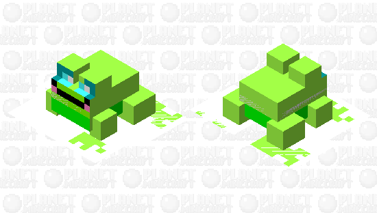 Happy Frog Minecraft Mob Skin