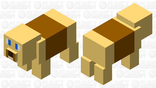 pug with saddle Minecraft Mob Skin