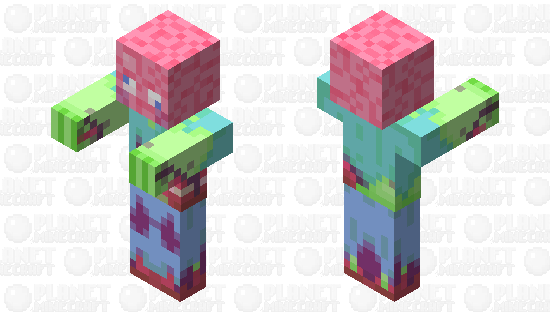 Cute Zombie (Read description) Minecraft Mob Skin