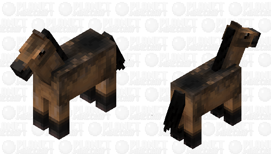 Soothy Horse Pattern Minecraft Mob Skin