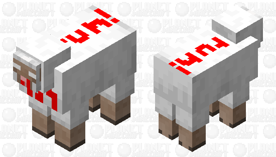bloody sheep Minecraft Mob Skin