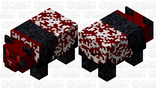 RaeLuna's Bloody Aggressive Panda Minecraft Mob Skin