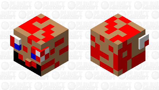 Crazy man Minecraft Mob Skin