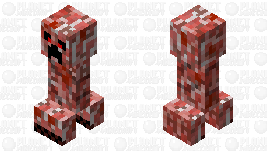 Nether Creeper Minecraft Mob Skin