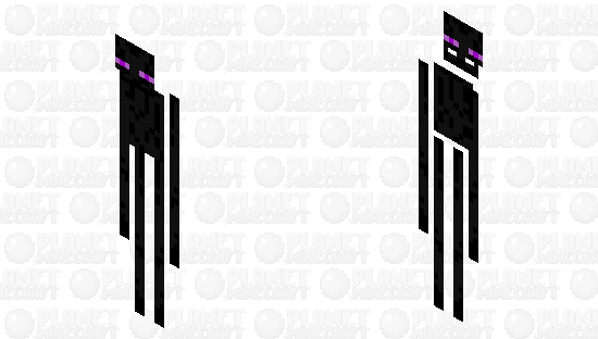 Enderman but just the front Minecraft Mob Skin