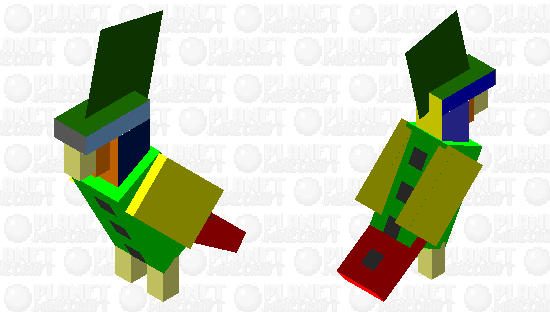 Cool parot Minecraft Mob Skin