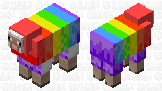 jeb sheep Minecraft Mob Skin