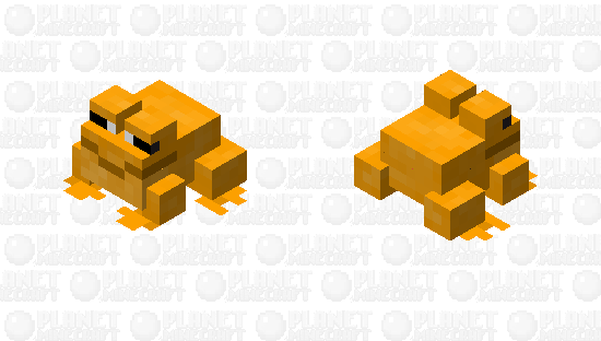 Gold Frog Minecraft Mob Skin