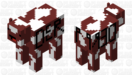 Derp cow Minecraft Mob Skin