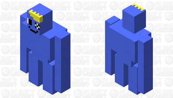 blue Minecraft Mob Skin