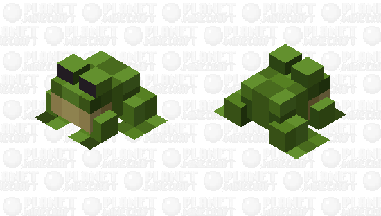 8x8 Cold Frog Minecraft Mob Skin