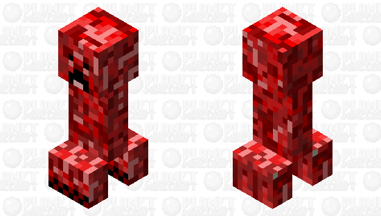 blood creeper Minecraft Mob Skin