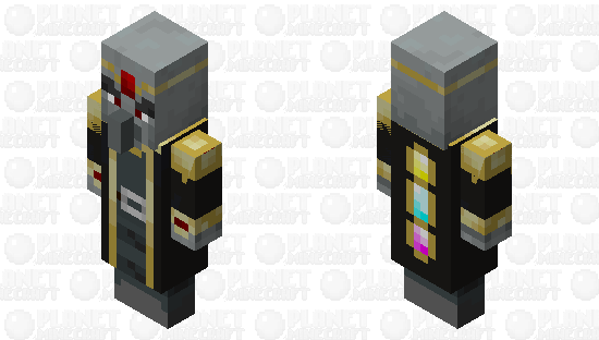 Raid leader, strongest magic-type Illager warrior Minecraft Mob Skin