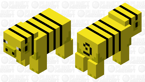 Bee Pig Minecraft Mob Skin