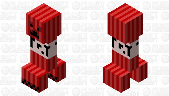 TNT Creeper Minecraft Mob Skin