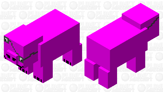 Goofy Pig Minecraft Mob Skin