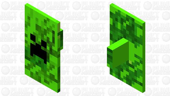 escudo de creeper Minecraft Mob Skin