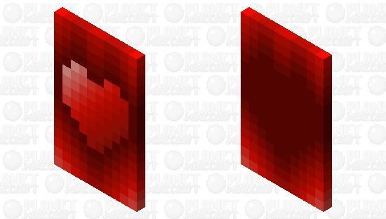 Heart cape Minecraft Mob Skin