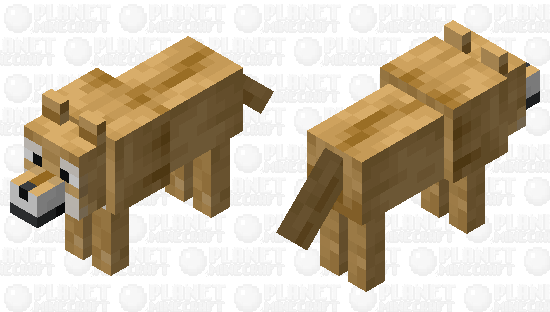 Doge (Shiba Inu) Dog Texture Minecraft Mob Skin