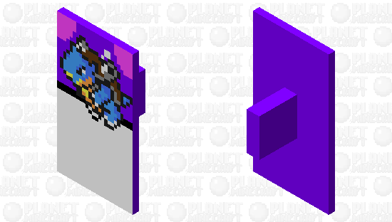 Blastoise Shield Minecraft Mob Skin