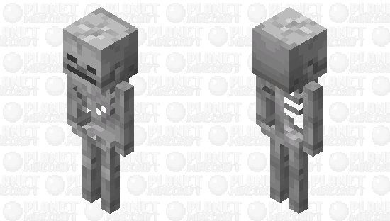 default skeleton texture but i made it from scratch Minecraft Mob Skin