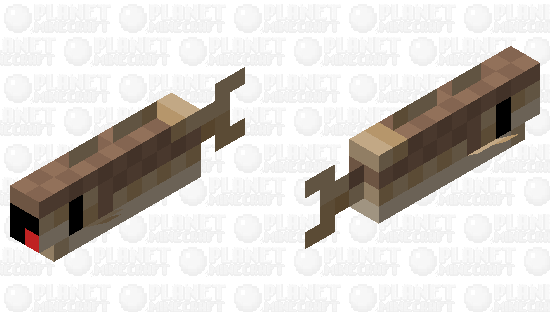 Derpy Fish Minecraft Mob Skin