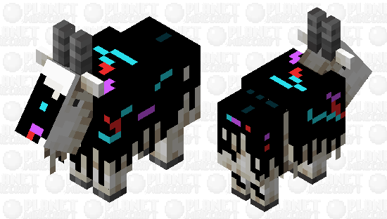 pibby goat Minecraft Mob Skin