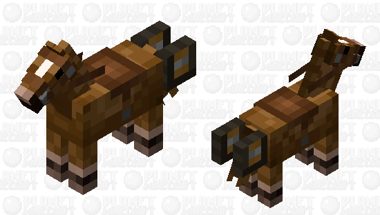 8x8 Horse Creamy Minecraft Mob Skin