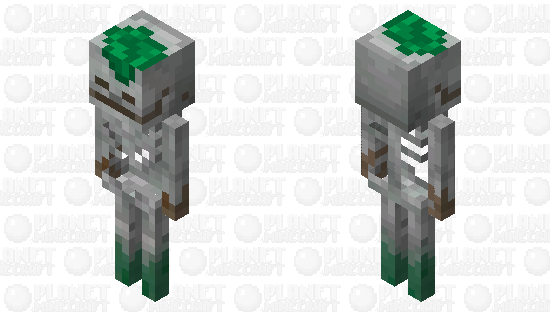 Swamp Skeleton (Retexure) Minecraft Mob Skin