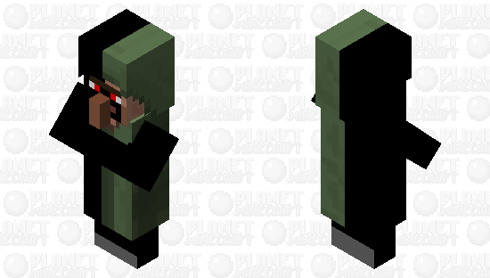 Villager infected by darkness Minecraft Mob Skin
