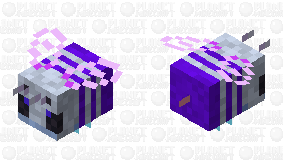 fancy bee Minecraft Mob Skin
