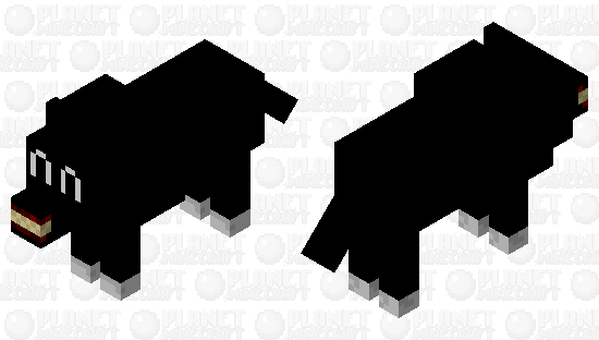 Cartoon dog Minecraft Mob Skin