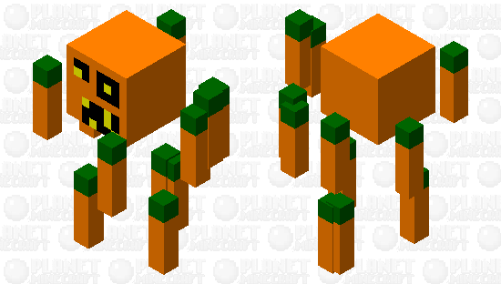 Crazy Pumkin Blaze Minecraft Mob Skin