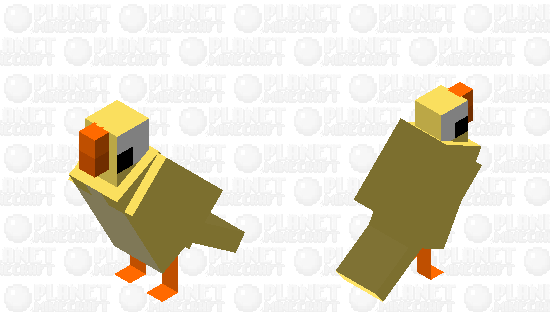 Yellow Birb Minecraft Mob Skin