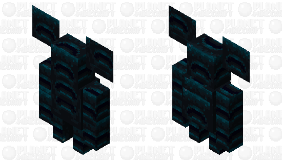 FACE WARDEN Minecraft Mob Skin