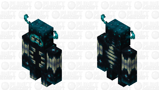 The Warden (Re-Texture) (Var.1) Minecraft Mob Skin